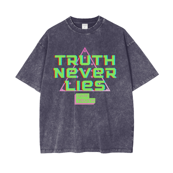Truth Never Lies Unisex Oversized T-Shirt MOQ1,Delivery days 5 ...